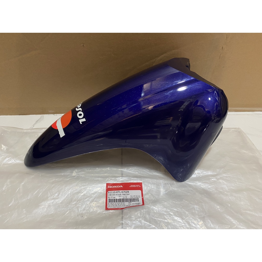 Chắn bùn A trước - dè trước HONDA WAVE RS REPSOL màu Xanh (có tem ...