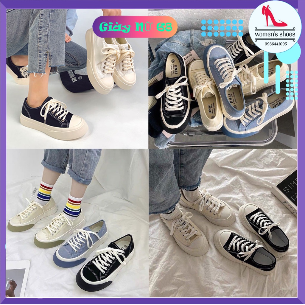 Giày Nữ vải Basic Cổ Thấp Cao Cấp { Nhiều Mẫu } | Shopee Việt Nam