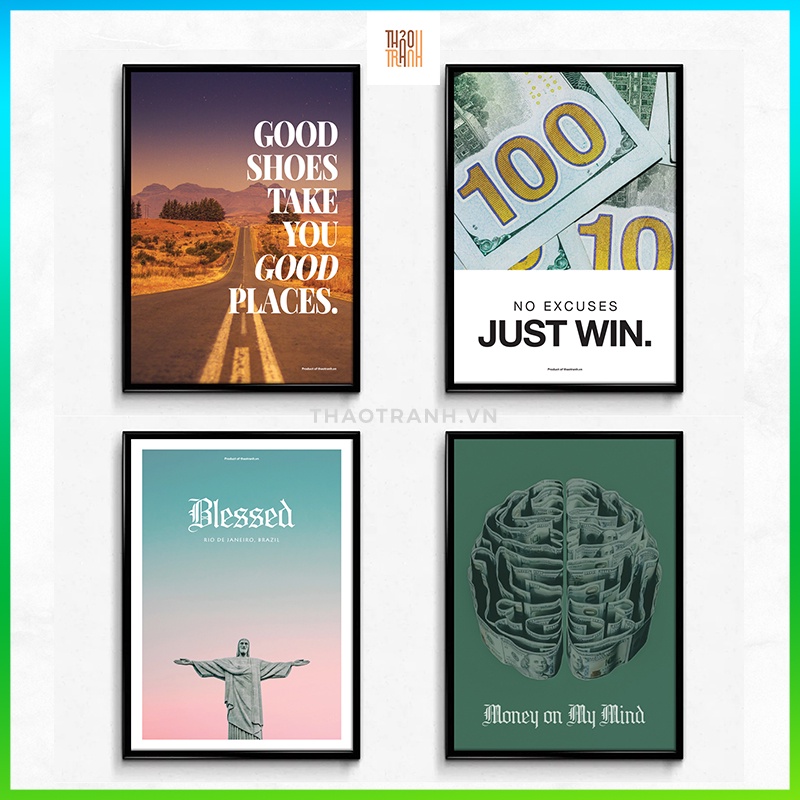 Tranh Hypebeast -Quotes Money-Trang Trí Phòng Hypebeast, Sneakerhead ...