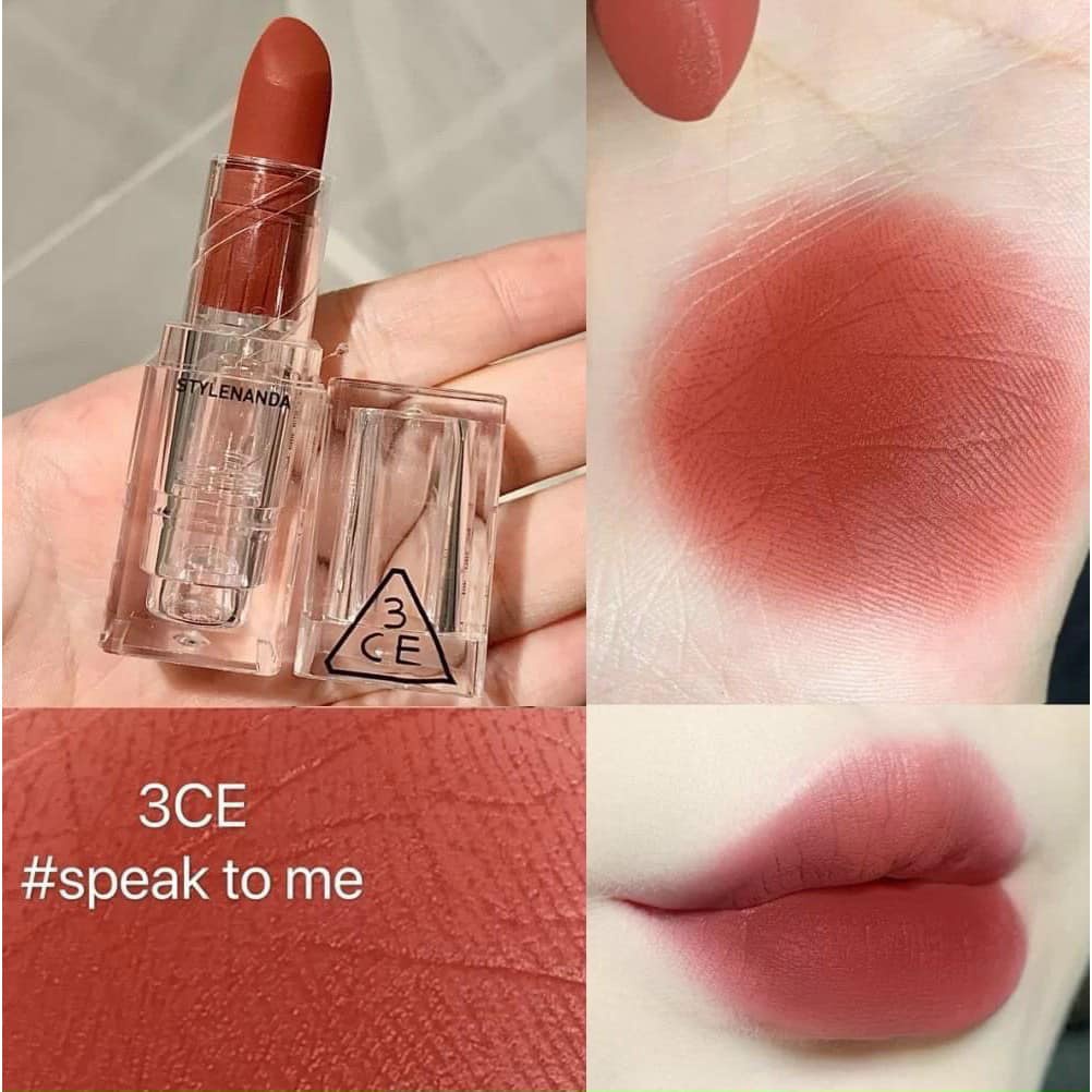 Son 3CE Soft Matte Lipstick (Speak to me) | Shopee Việt Nam