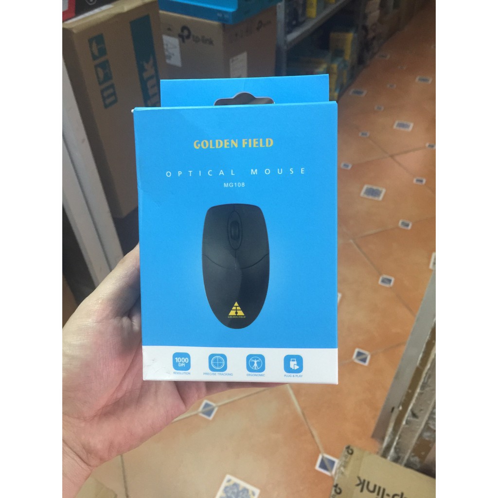 [CHÍNH HÃNG] Bộ phím chuột có dây Golden Field KG108 | Shopee Việt Nam