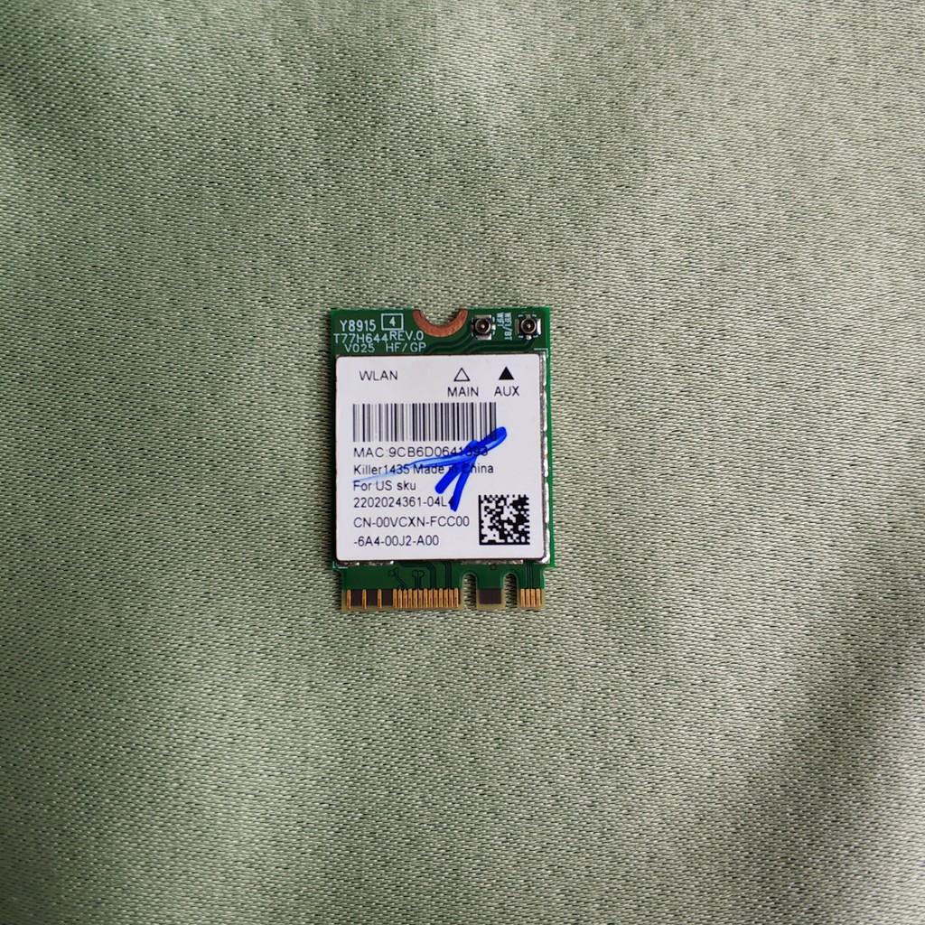 Card wifi cho laptop Qualcomm Atheros Killer Wireless-AC 1435 | Shopee ...