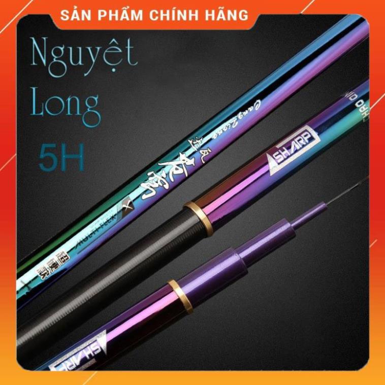 🐠 Cần Câu Đài Câu Đơn Nguyệt Long 5H Cần Câu Tay Carbon Cao Cấp 🐠 ...