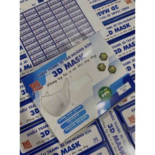 [ Thùng 200 chiếc ] 3D MASK TÂN HOÀNG SƠN | Shopee Việt Nam