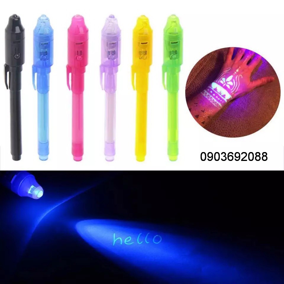 Combo 2 Bút Viết Tàng Hình - Magic Light Pen cho thông điệp bí ẩn ...