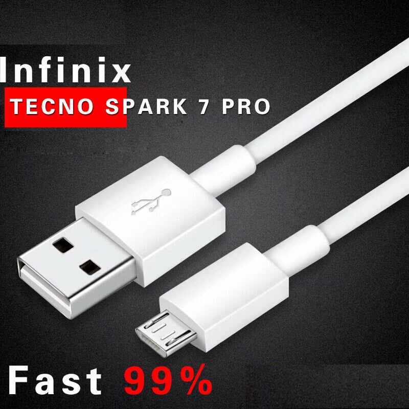 Dây Cáp Sạc Nhanh Cho TECNO SPARK 7 PRO Micro Usb 100% Chất Lượng Cao | Shopee Việt Nam