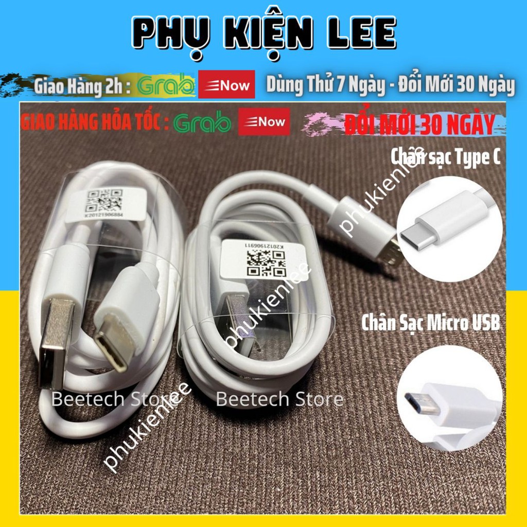 Cáp sạc, dây sạc Xiaomi chính hãng chân Micro USB và Type C - Beetech vn | Shopee Việt Nam