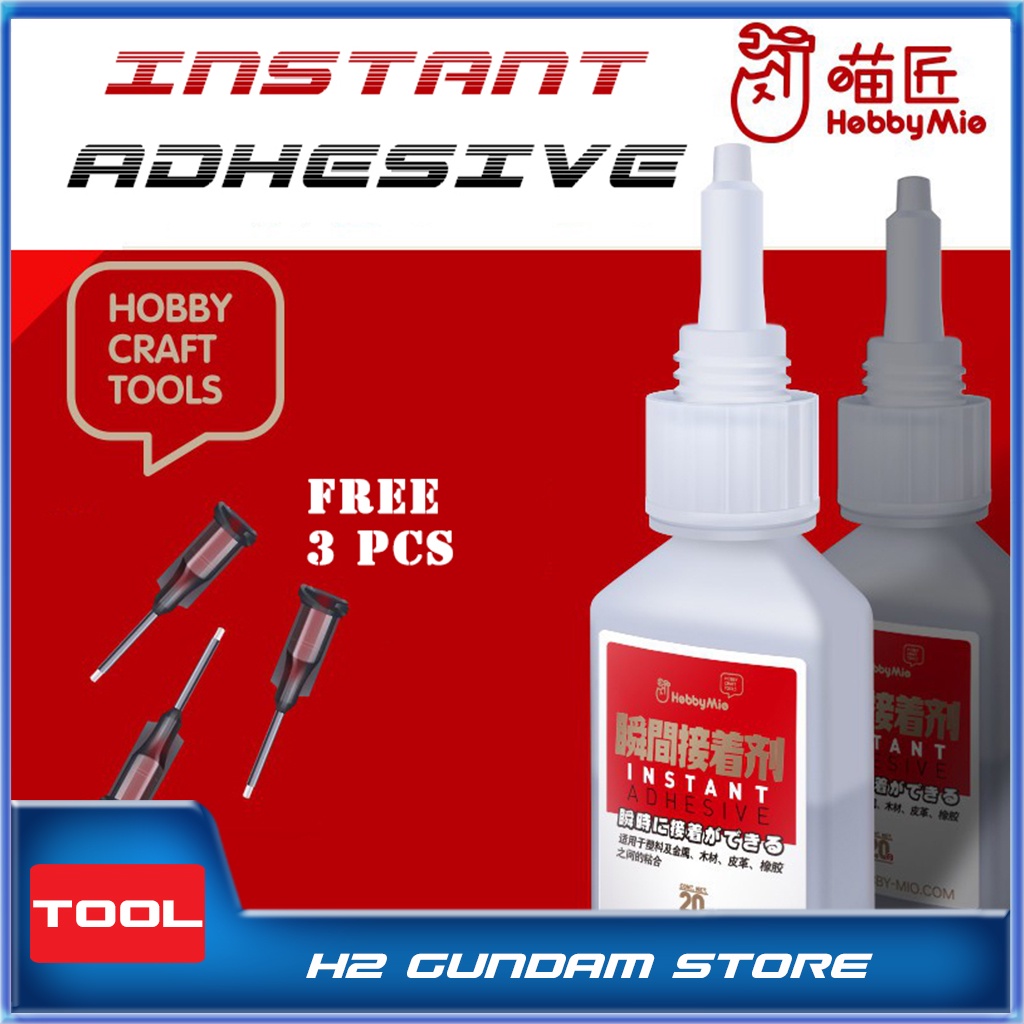 [Hobby Mio] Keo dán đa năng siêu mỏng dành cho mô hình Instant Adhesive ...