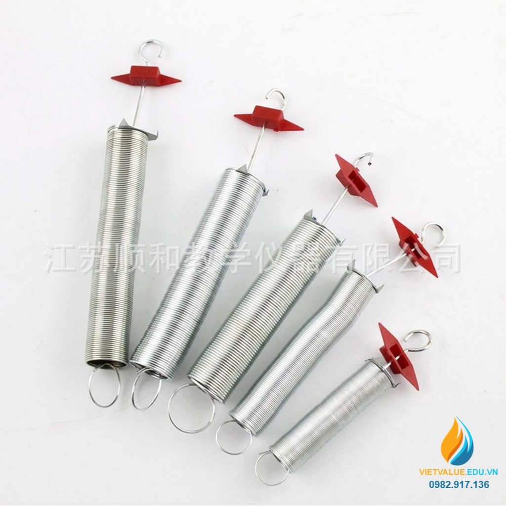 Bộ 5 lò xo thí nghiệm cơ học, độ cứng 5N, 3N, 2N, 1N, 0.5N | Shopee Việt Nam
