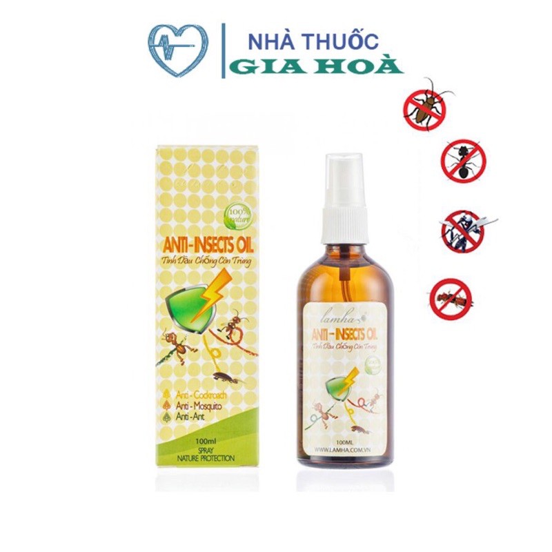 Tinh dầu xịt chống muỗi, côn trùng Lam Hà - Anti Insects Oil | Shopee ...