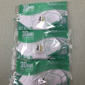 Khẩu trang 3D N95 Tulips N95.9001VH (Có Van) | Shopee Việt Nam