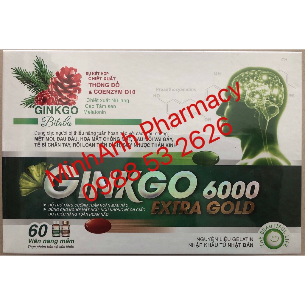 Ginkgo 6000 Extra Gold | Shopee Việt Nam