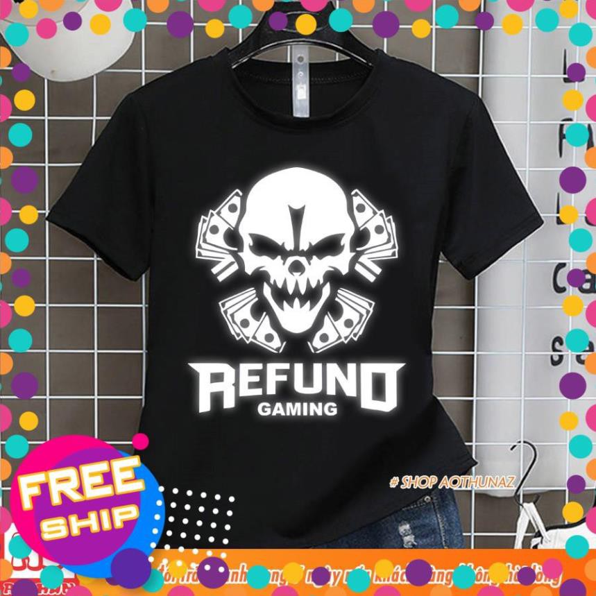 (GIÁ TỐT) Áo thun game PUBG Refund Gaming Team Logo phản quang cực đẹp ...