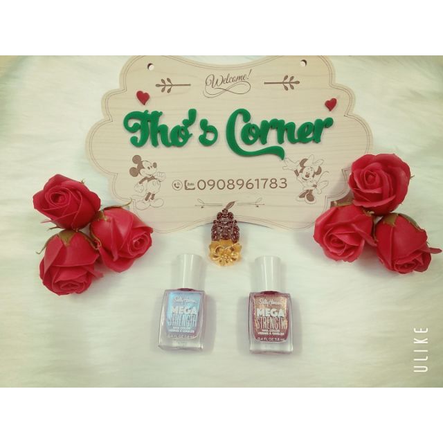 Sơn móng tay Sally hansen dòng mega strength | Shopee Việt Nam