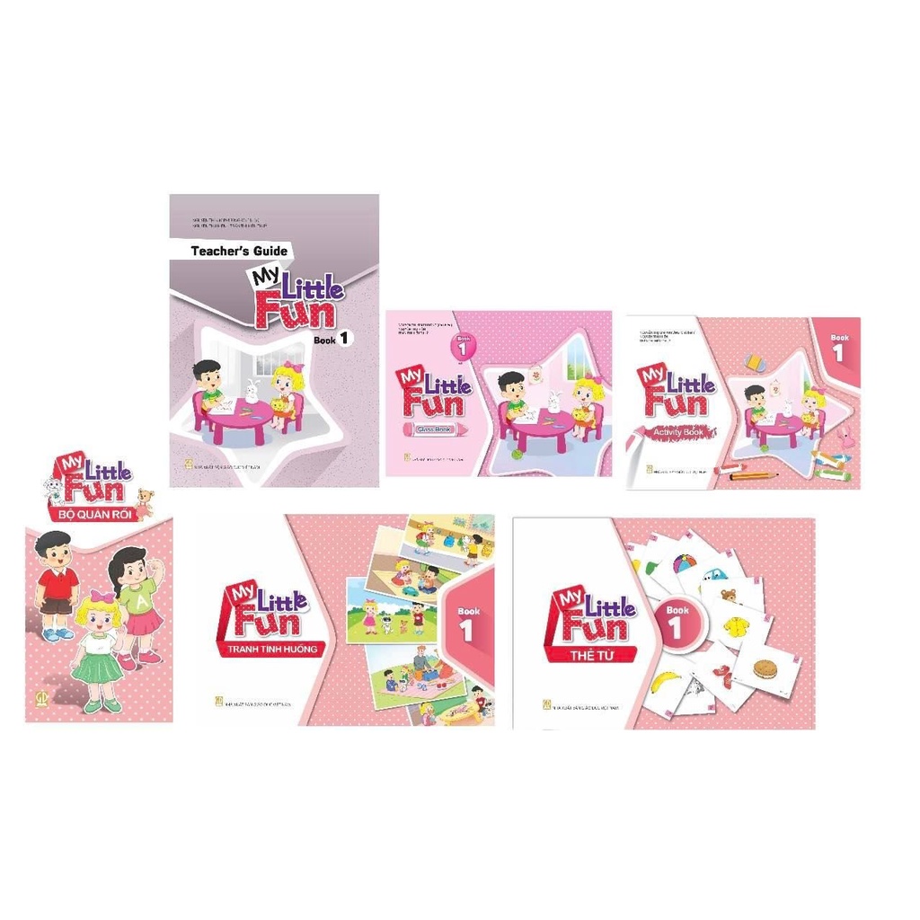 Sách - Trọn bộ học liệu My Little Fun Book 1 (3-4 tuổi), tặng tài khoản ...
