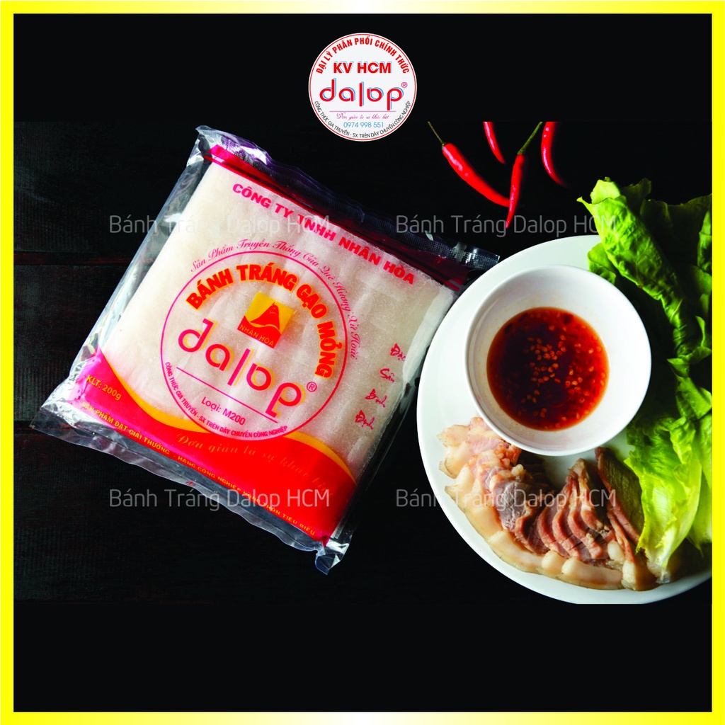 Bánh tráng gạo nhúng Dalop - Chính gốc Cty TNHH Nhân Hòa - Bình Định | Shopee Việt Nam