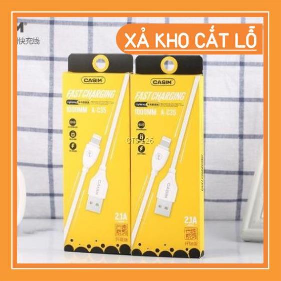 Cáp sạc CASIM A-C35 /Lighting/Micro/Type sạc nhanh và siêu bền | Shopee ...
