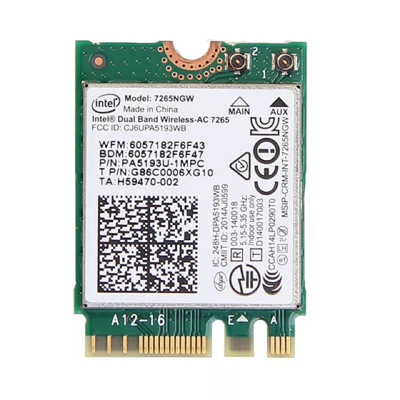Card wifi intel AX200 9260NGW 8260NGW dùng cho khe M2/ngff | Shopee ...