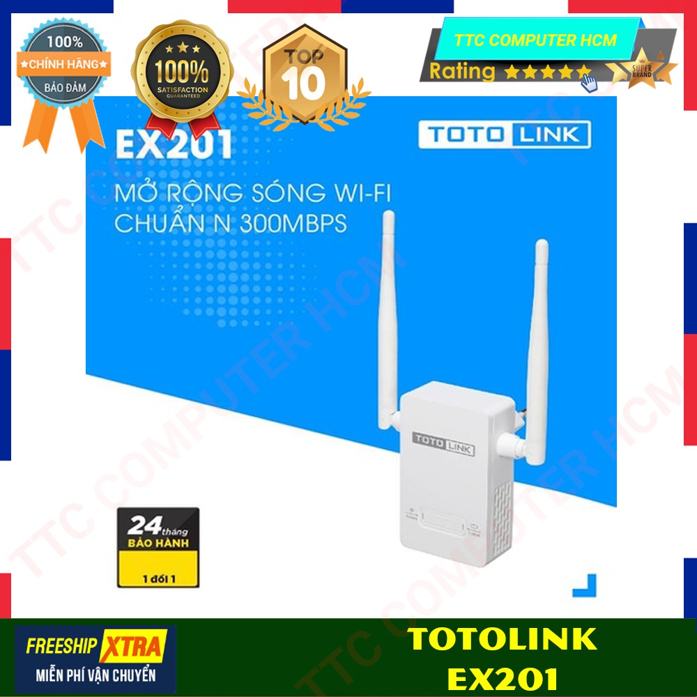 TOTOLINK EX201 | EX201 - Bộ mở rộng sóng Wi-Fi chuẩn N 300Mbps - HÀNG ...