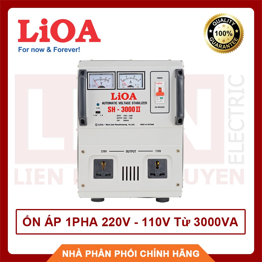 LIOA Ổn áp 1 pha 220V - 110V Từ 3000VA Hàng Việt Nam, chất lượng cao - BH 12 Tháng | Shopee Việt Nam