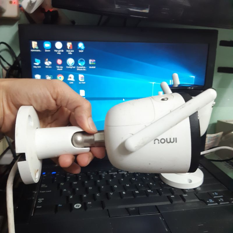 Camera wifi IP IMOU ngoài trời có màu ban đêm F22FP-D Cũ kèm thẻ 32gb ...