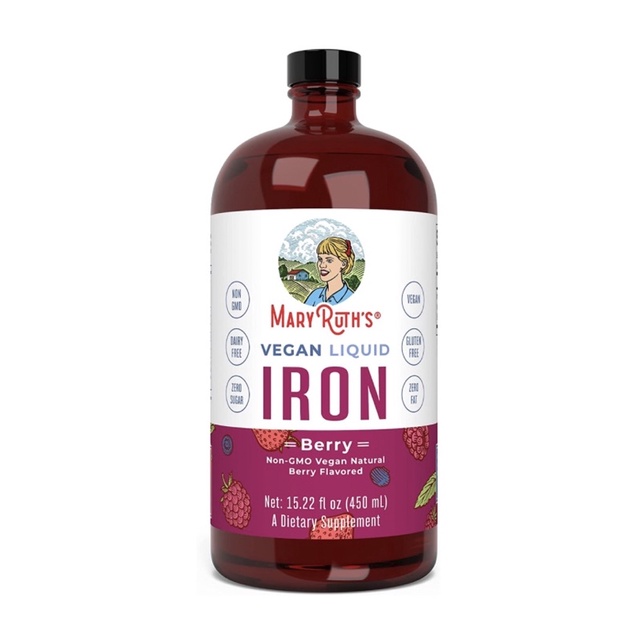 Sắt hữu cơ thuần chay Mary Ruth’s Liquid Iron Supplement cho gia đình ...