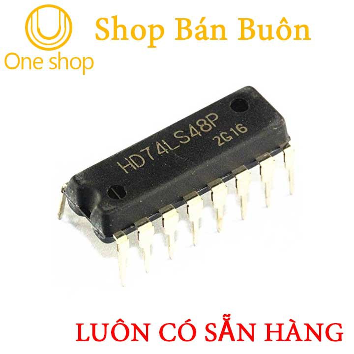 Linh Kiện 74LS48 BCD to 7-segment Decoder/Driver DIP16 | Shopee Việt Nam