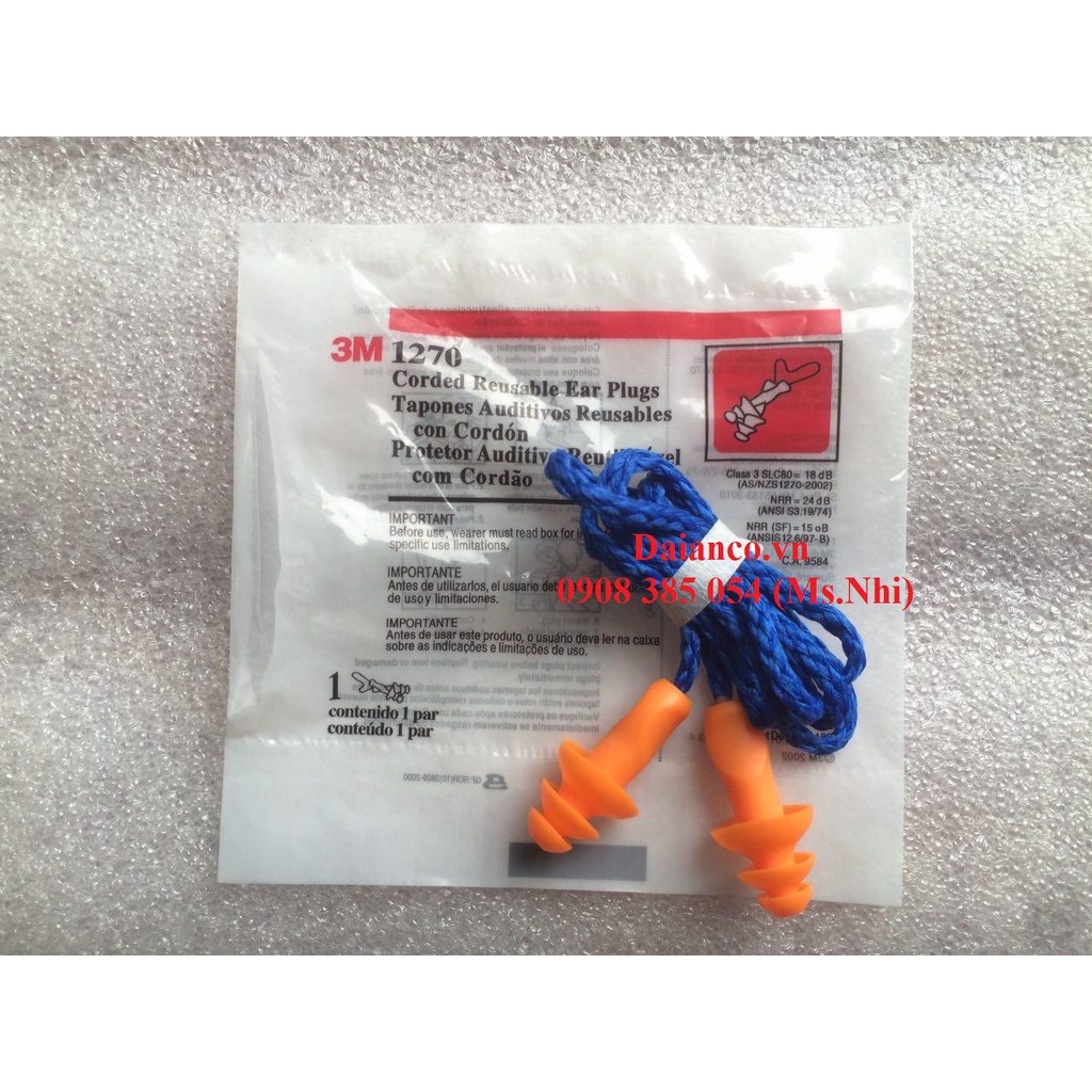 Nút tai chống ồn bảo vệ tai 3M 1270 | Shopee Việt Nam