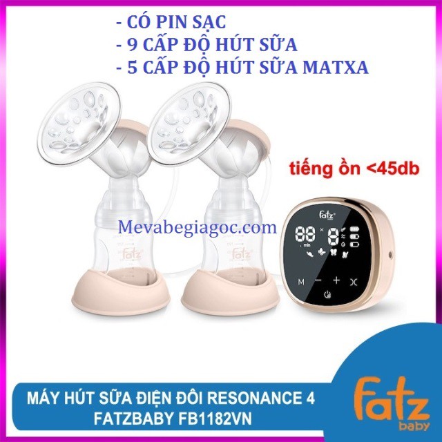 Máy hút sữa điện đôi có pin sạc Fatz Fatzbaby Resonance 4 - FB1182VN ...