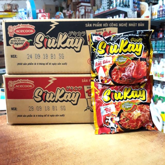Mì SIUKAY ACECOOK 24goi×128g | Shopee Việt Nam