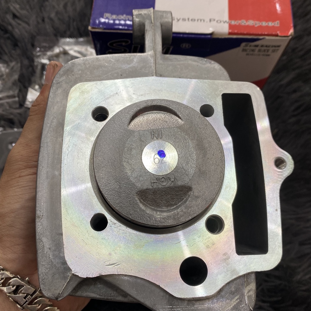 Lòng Wave Dream Trái 62 ful Piston bạc ắc ron SUM Racing | Shopee Việt Nam