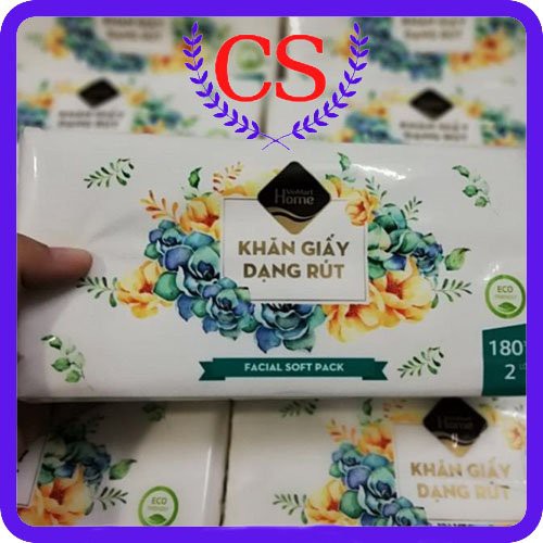 KHĂN GIẤY DẠNG RÚT WINMART HOME 180/250 tờ | Shopee Việt Nam