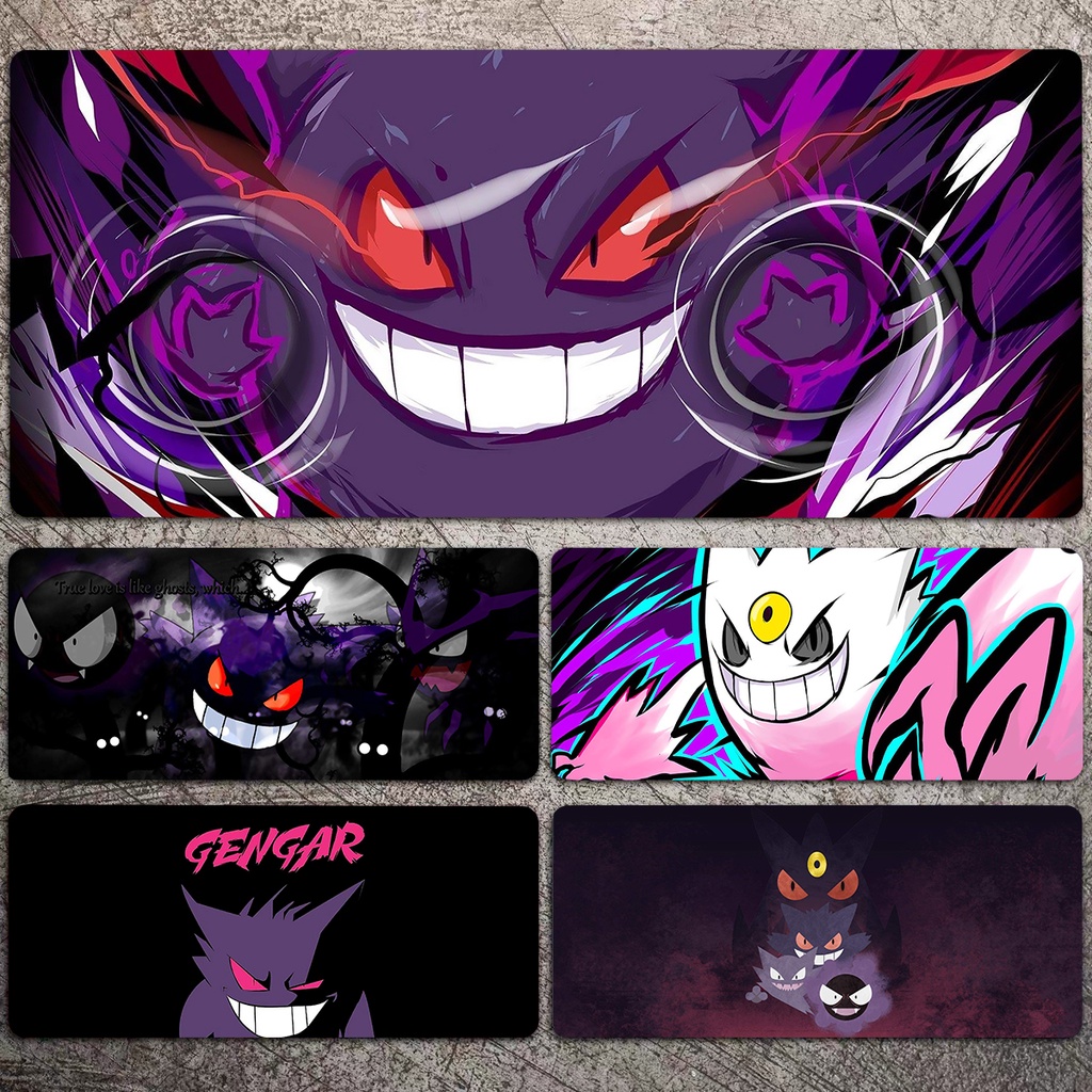 Gengar Exclusive Mouse Pad Pokemon Keyboard Pad Cool Personality Desk ...