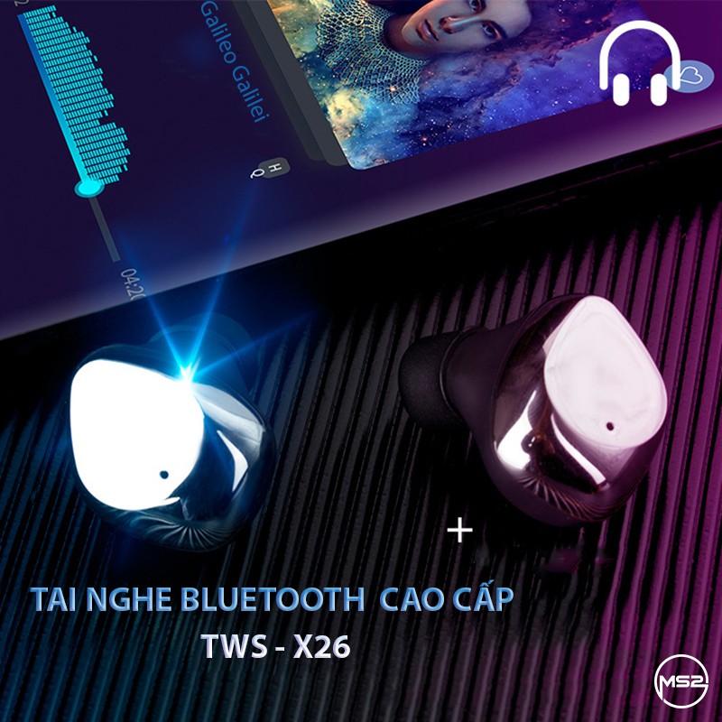 TAI NGHE BLUETOOTH CHỐNG NƯỚC CAO CẤP TWS - X26 | Shopee Việt Nam
