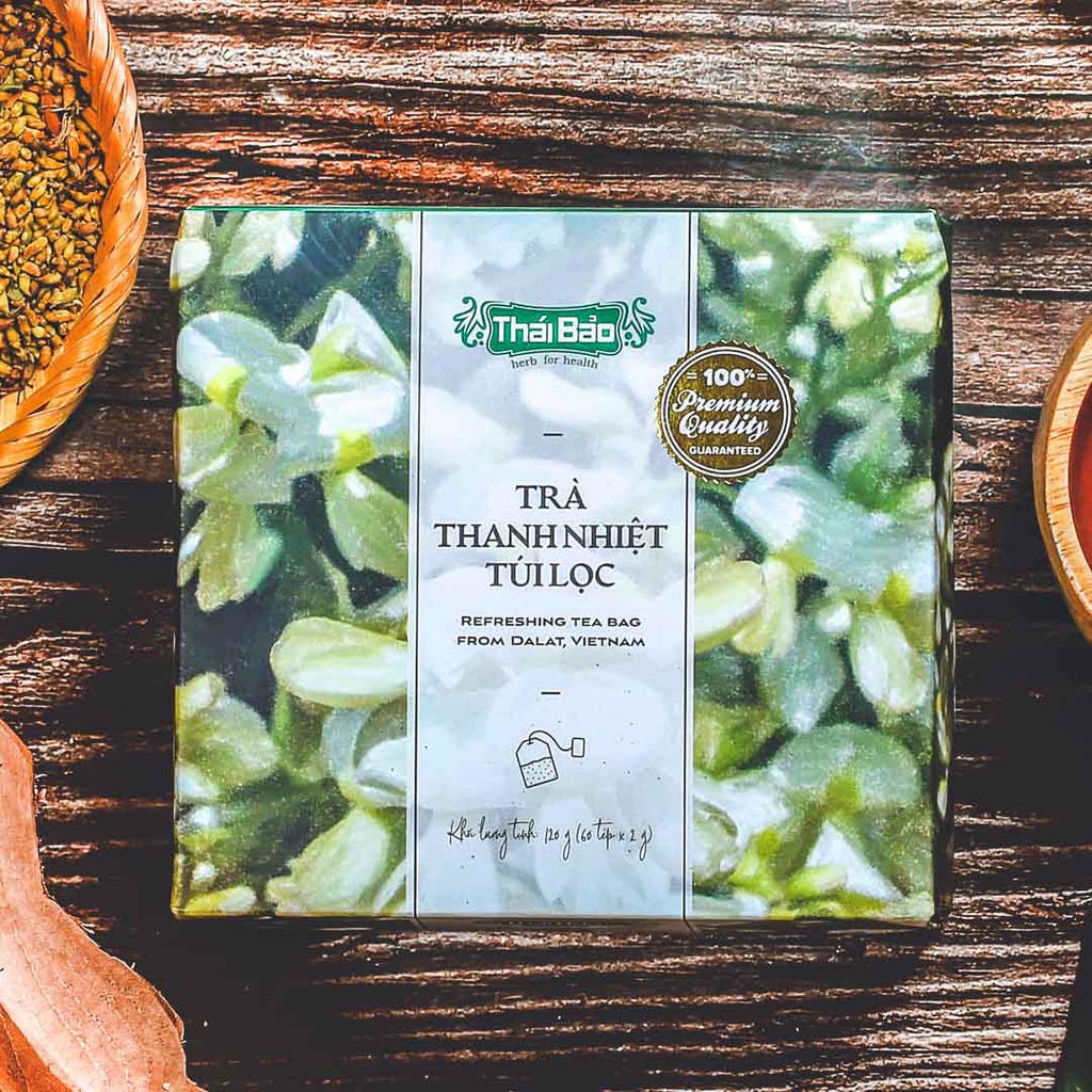 Trà thanh nhiệt túi lọc Langfarm x Thái Bảo - Giúp thanh nhiệt, sáng mắt, nhuận tràng (Thảo mộc ...