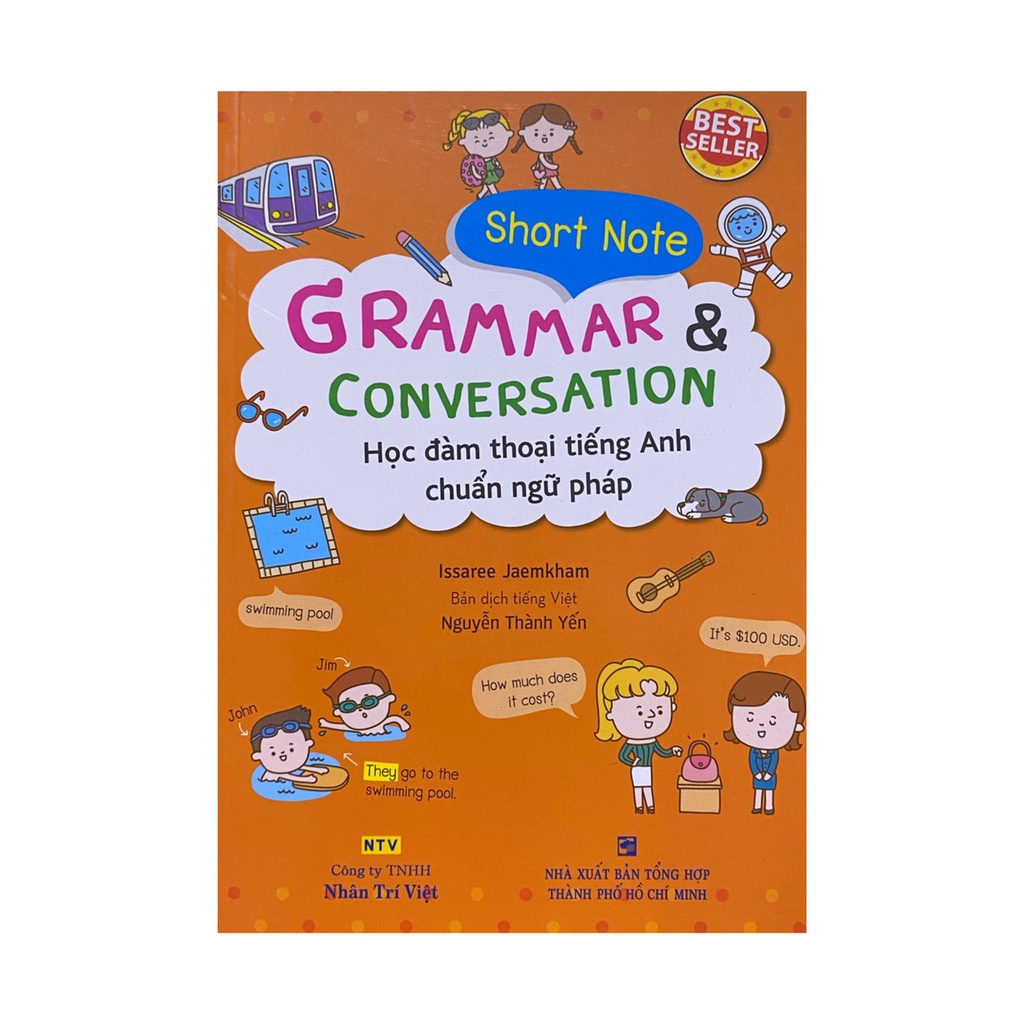 Sách - Short Note Grammar & Conversation, Học đàm thoại tiếng Anh chuẩn ngữ pháp ( Nhân Trí Việt ...