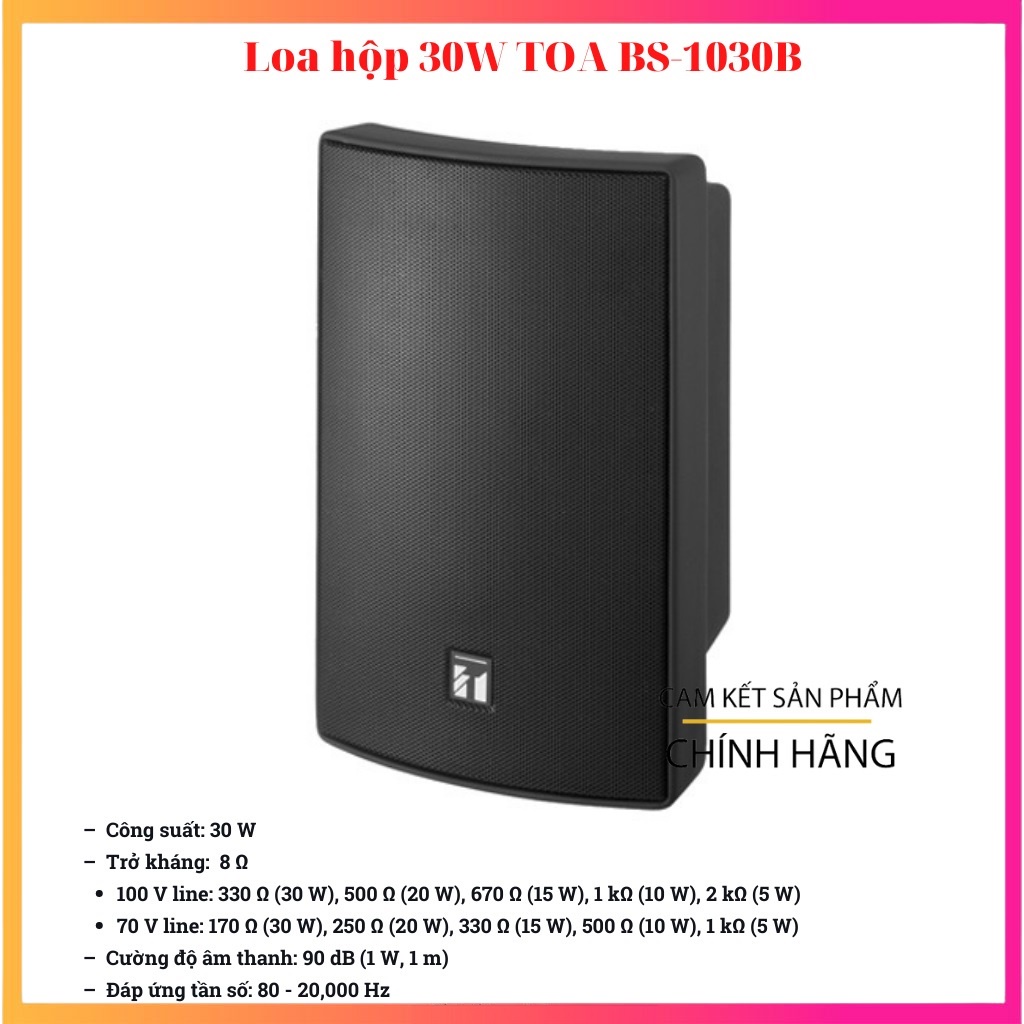 Loa hộp 30W TOA BS-1030B | Shopee Việt Nam
