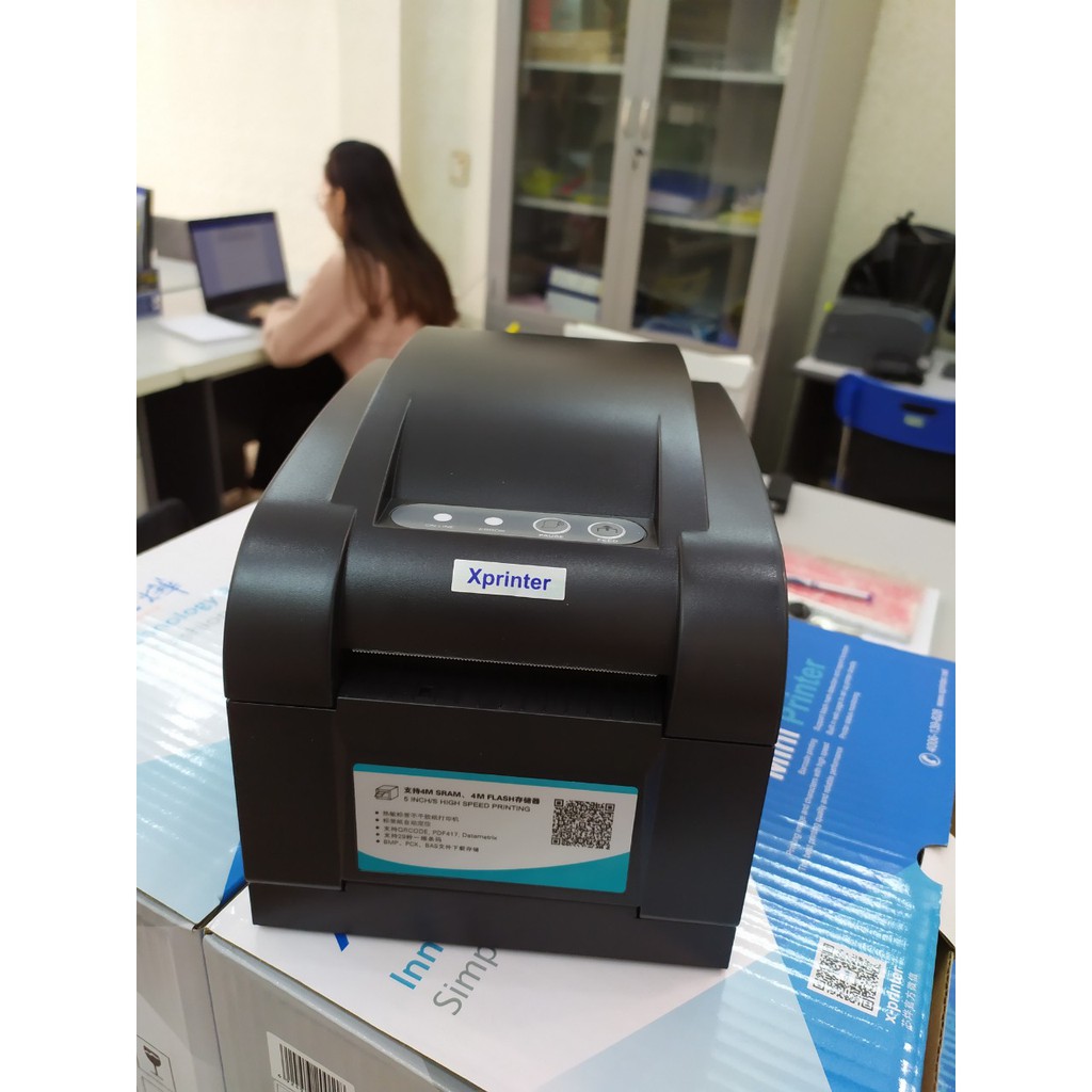 Máy in tem mã vạch Xprinter XP-350B | Shopee Việt Nam