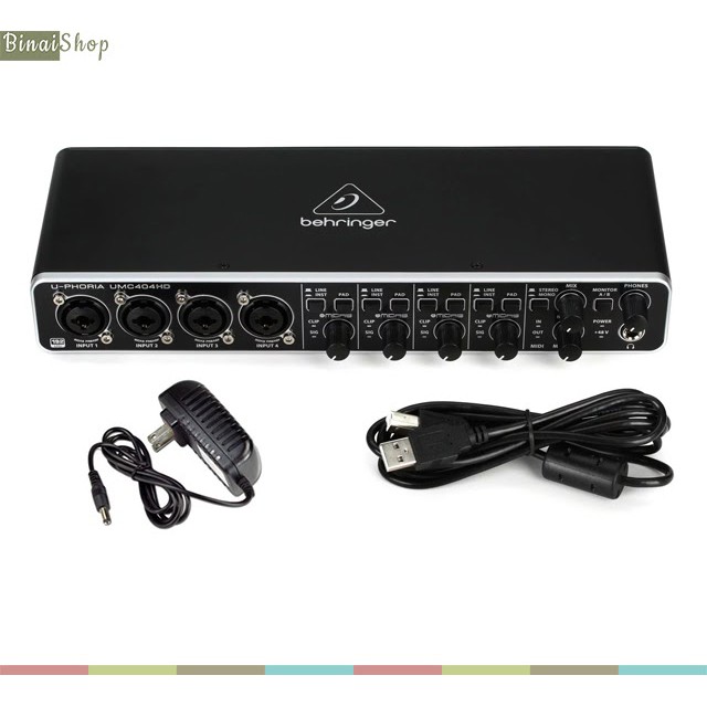 Behringer Uphoria UMC404HD - Sound Card Thu Âm Chuyên Nghiệp | Shopee ...