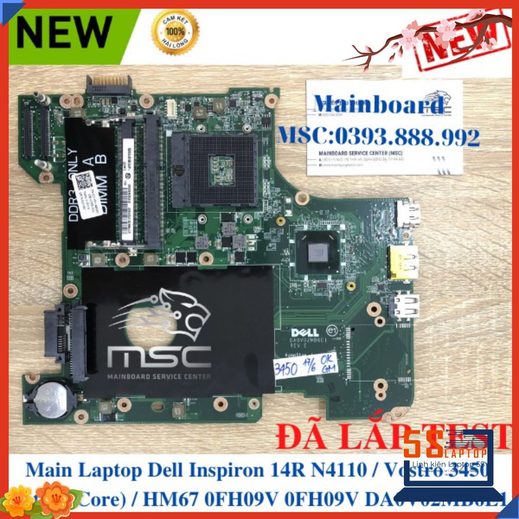[SIÊU RẺ] Main Laptop Dell Inspiron 14R N4110 / (Intel® Core) / HM67 ...