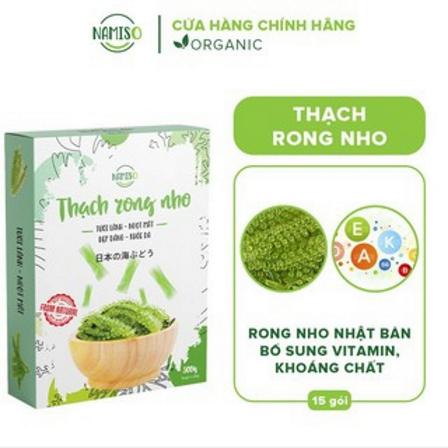 Thạch rong nho Namiso chính hãng | Shopee Việt Nam