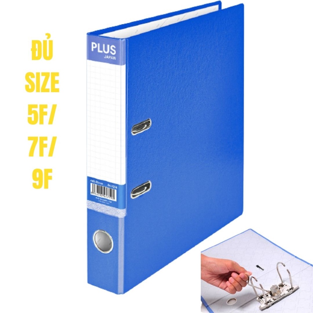 Bìa còng Plus A4 1 mặt si 5cm 7cm 9cm hộp còng hồ sơ A4 5f 7f 9f file ...