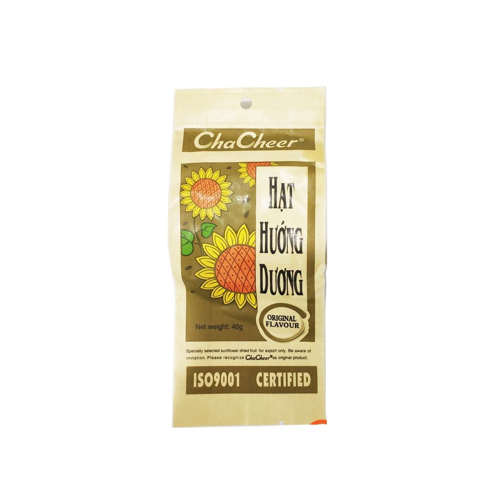 [Rẻ vô địch] Hướng dương Chacheer Nguyên vị 40g (Combo 20 gói) Hàng ...