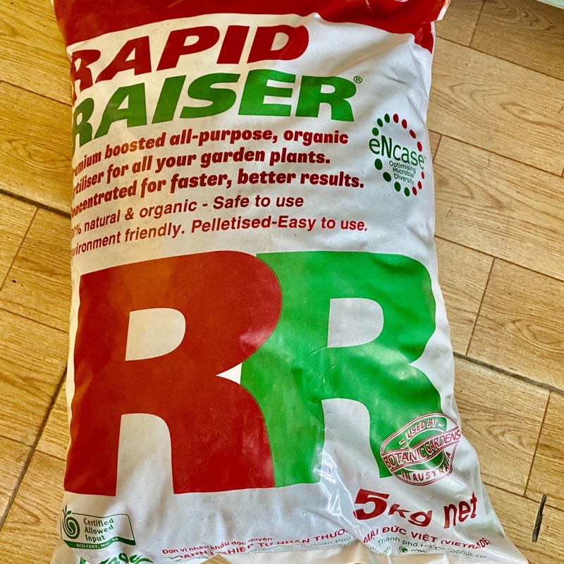 Rapid Raiser RR đỏ gói 5kg. Hữu cơ viên nén đậm đặc Úc | Shopee Việt Nam