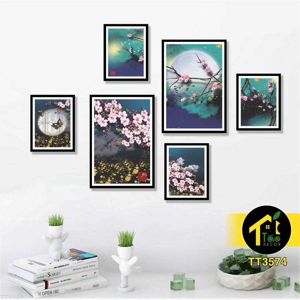 50 Set tranh treo tường cute, tranh dán tường hiện đại trang trí phòng ...