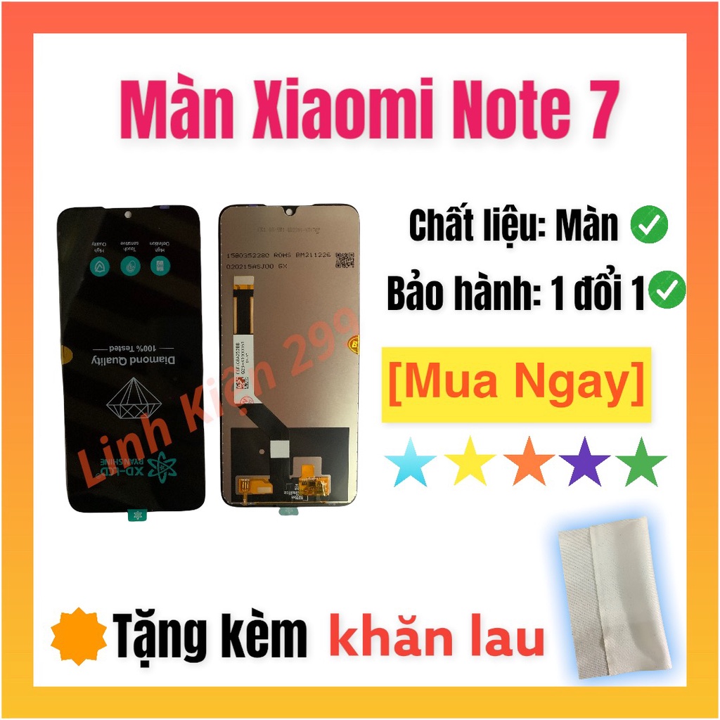 [Tặng Keo B7000 + Khăn lau] - Màn Hình Xiaomi NOTE 7 / NOTE7 Pro | Shopee Việt Nam