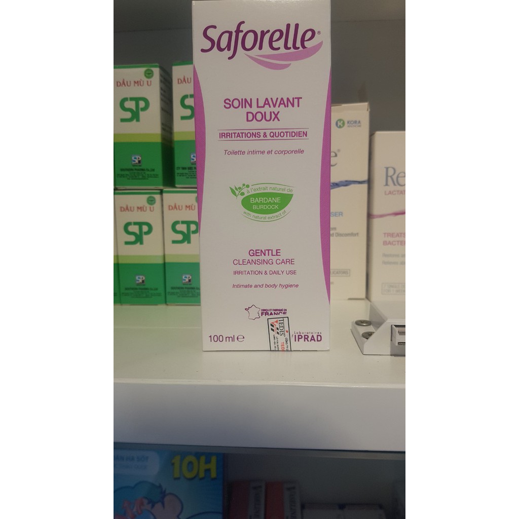 Dung dịch vệ sinh Saforelle Soin Lavant Doux 100ml | Shopee Việt Nam