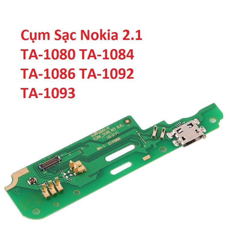Cụm Chân Sạc thay thế dành cho Nokia 2.1 TA-1080 TA-1084 TA-1086 TA ...