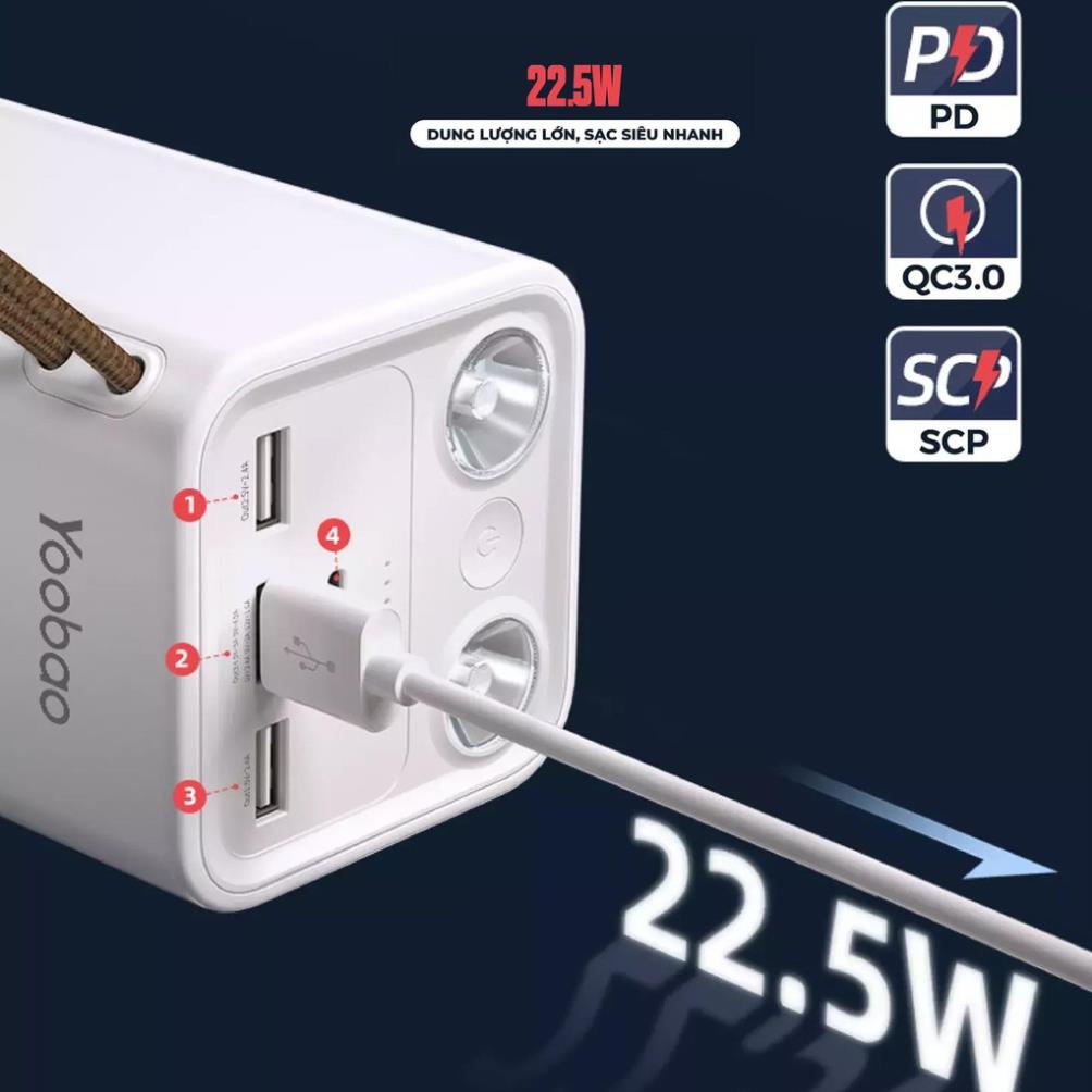 Pin Sạc Dự Phòng Yoobao H5 / L50 Dung Lượng 50000 mAh, Tích Hợp Đèn Pin ...