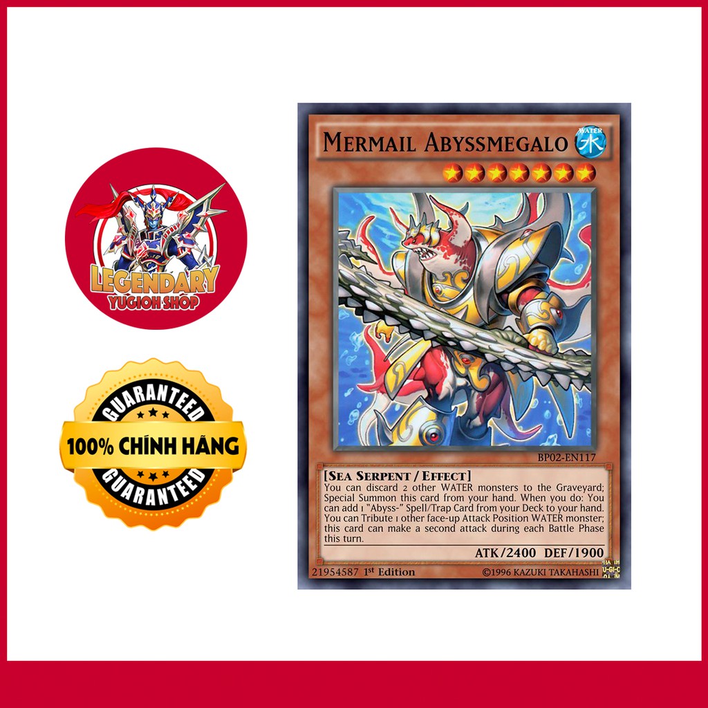 [Thẻ Bài Yugioh Chính Hãng] Mermail Abyssmegalo | Shopee Việt Nam